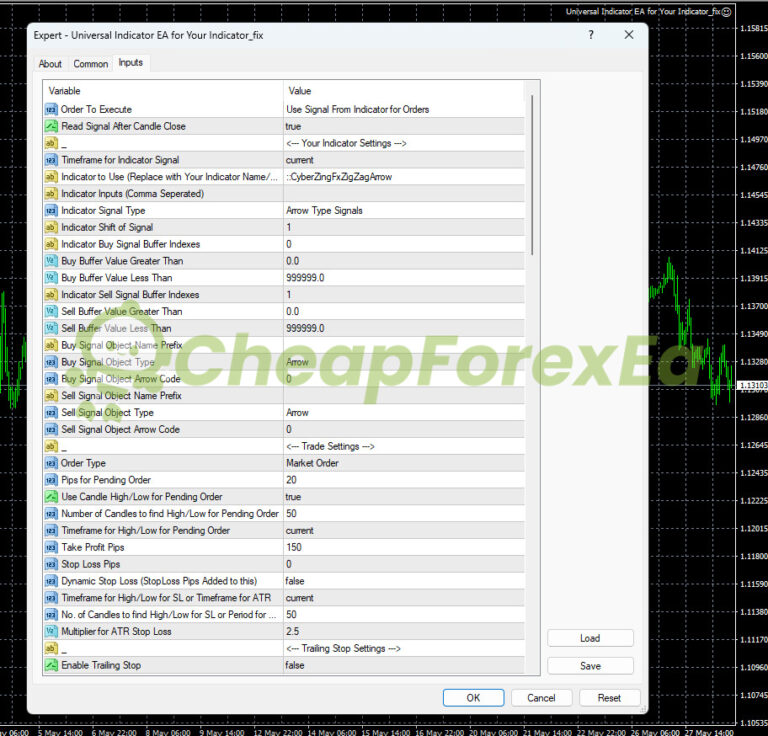 Universal Indicator EA for Your Indicator MT4 + Setfiles 【Download ...